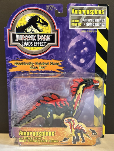 Jurassic Park Chaos Effect AMARGOSPINUS JP58 Vintage Kenner 1998 NOC ...