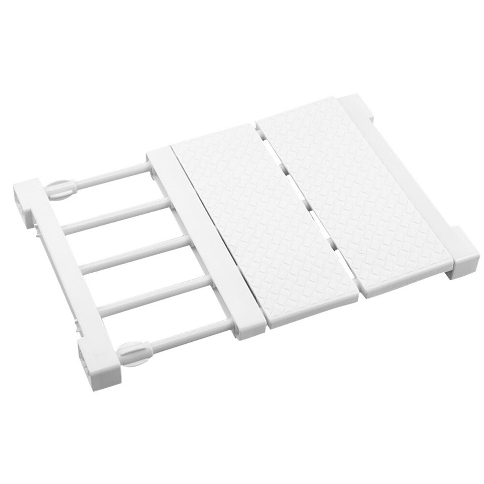 Adjustable Extendable Rack Closet Cupboard Divider Storage Shelf ...