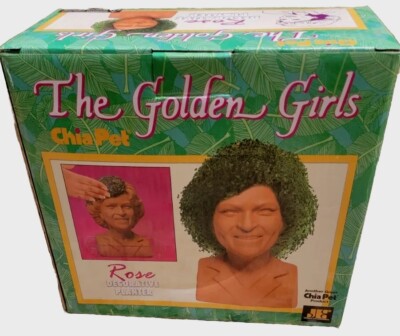 BETTY WHITE Golden Girls ROSE Chia Pet Decorative Planter & Seeds NEW ...