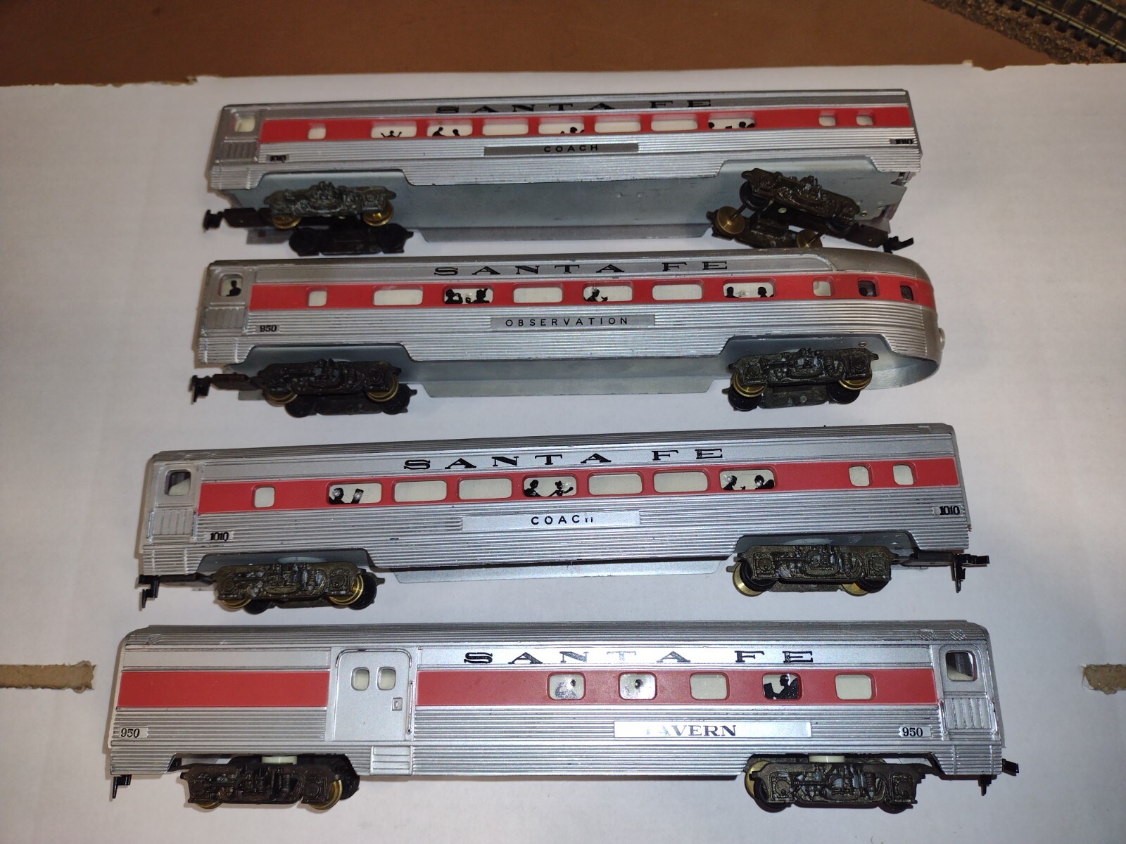 Santa Fe passenger cars HO scale | eBay