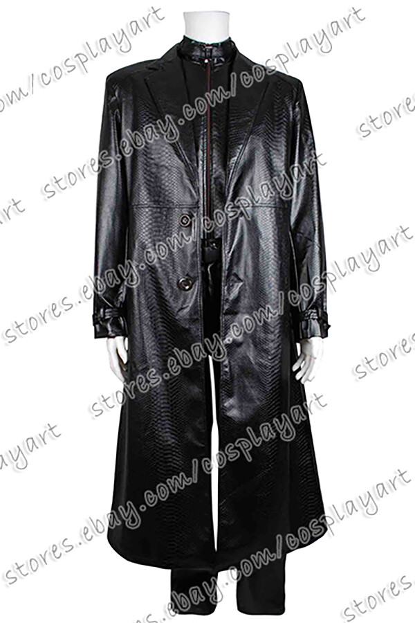 Resident Evil 5 Albert Wesker Cosplay Costume Black Coat Outfits ...