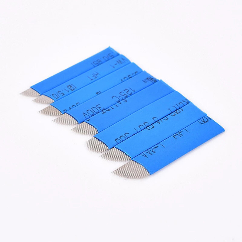 Microblading Blades Tattoo needles Permanent Makeup Needle Manual ...