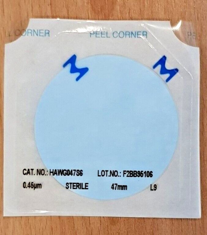 EMD Millipore S-pak HAWG047S6 Mixed Cellulose Ester Sterile Filter ...