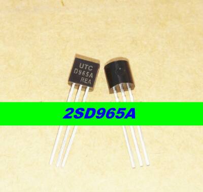 50pcs 2SD965 D965 Transistor TO-92 UTC CC | eBay