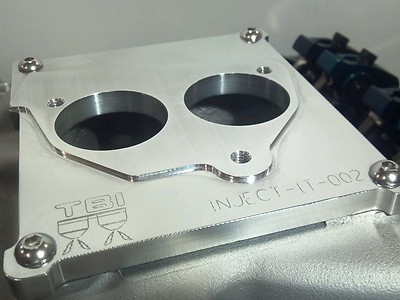 2" = 50.8mm TBI TO SPREADBORE INTAKE MANIFOLD ADAPTER Vortec INJECT-IT ...