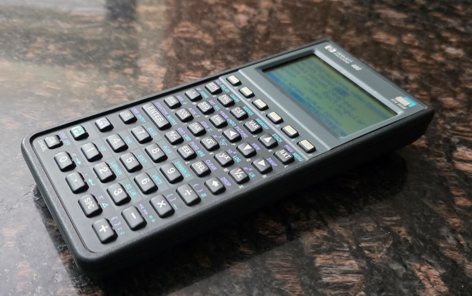 HP Hewlett Packard 48G Graphing Calculator 32K RAM - Tested (Name on ...