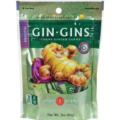 GIN GINS Original Ginger Chews – Natural Fresh Ginger Candy by The ...
