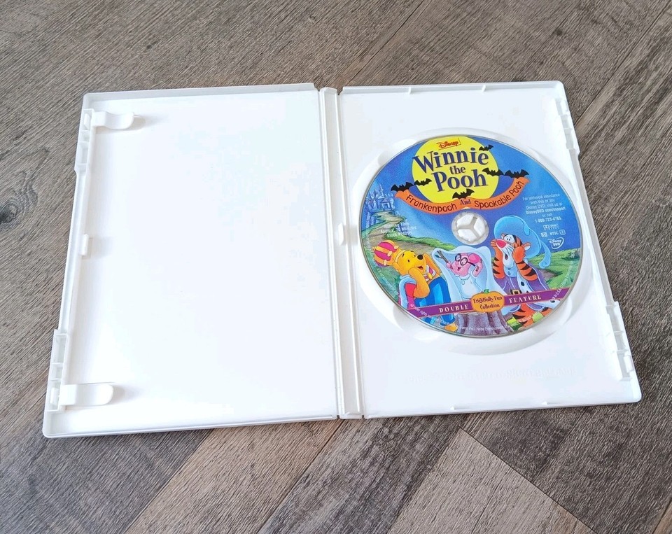 Walt Disney Winnie The Pooh FrankenPooh And Spookable Pooh DVD Double ...