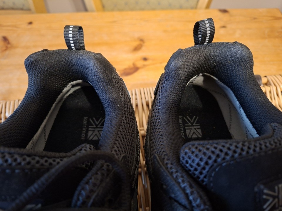 Karrimor Dynagrip Waterproof Breathable Black/Grey Mens Walking Shoes ...