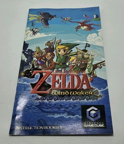Nintendo Legend of Zelda Wind Waker Instruction Booklet ONLY Nintendo ...