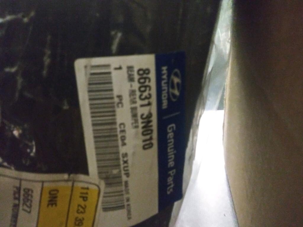 2010-2013 Hyundia Equus Rear Bumper Reinforcement OEM Part 86631-3N010 ...