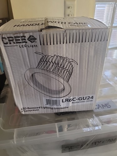 CREE LR6C 6" RETROFIT LED DOWNLIGHT 12W 35K 650 LUMENS 90 CRI 120V NO ...