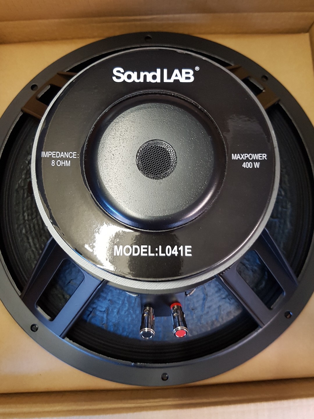 1x SoundLab L041E 38cm PA Bass Lautsprecher 380mm TieftönerAlu Korb ...