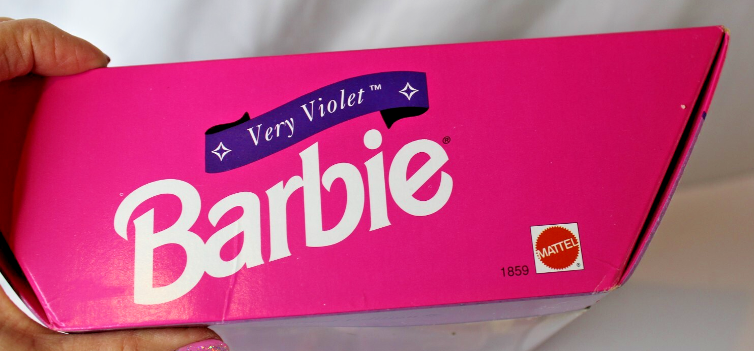 Mattel Limited Edition Very Violet Barbie #1859 Blonde 1992 New In Box ...