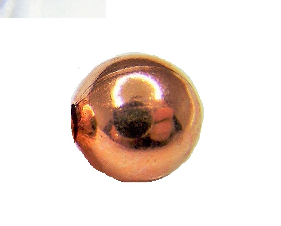 Real Pure Copper Real Round Beads 2mm-3mm-4mm-5mm-6mm-8mm-9.5mm 100-200 ...
