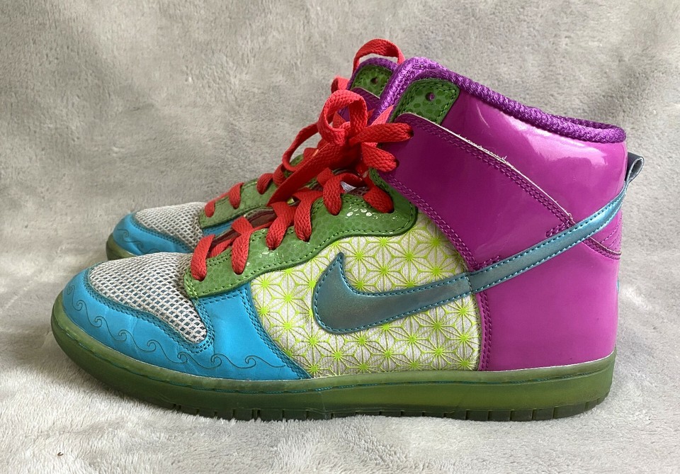 Nike Dunk Hi Skinny DB Doernbecher Women's Size 10 2011 Warang RARE | eBay