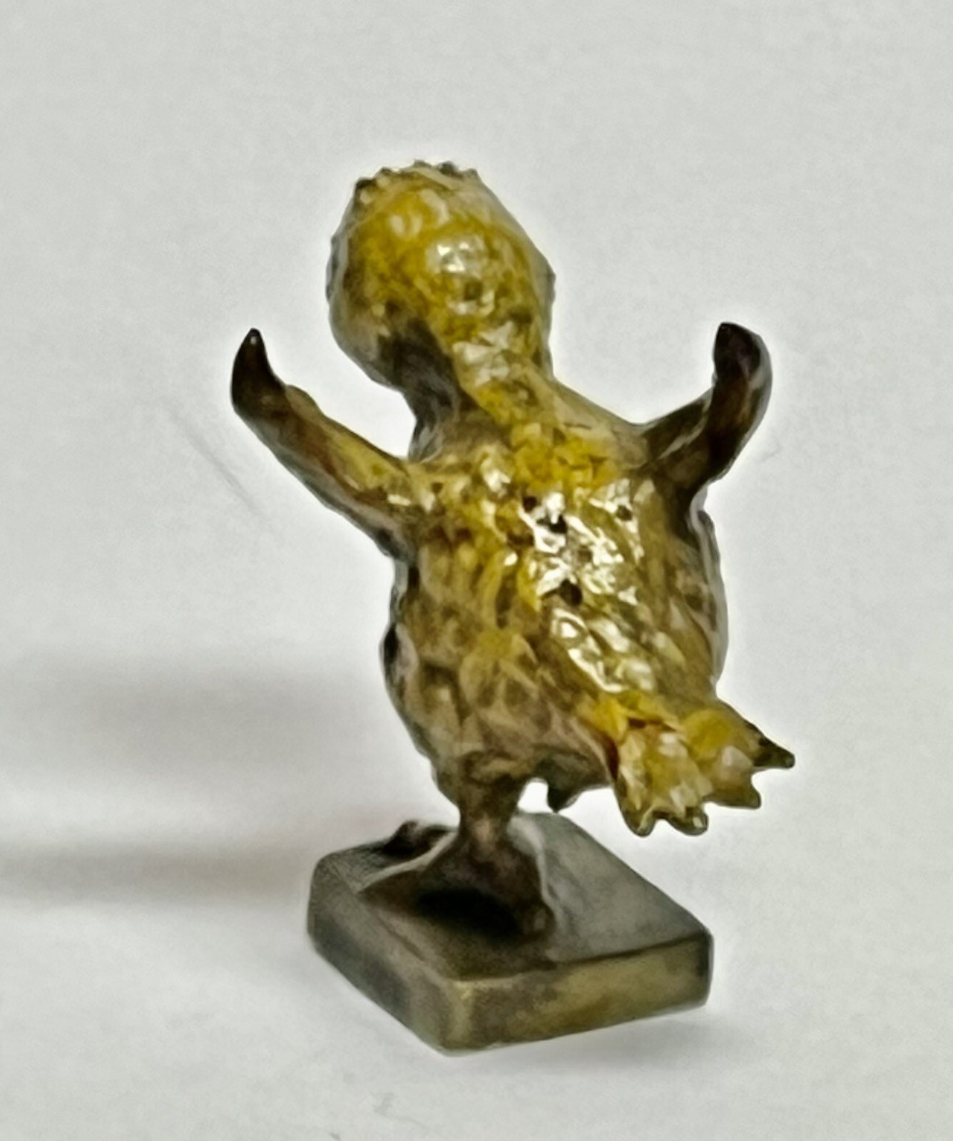Vintage Antique COLD PAINTED Yellow “WALLY BIRD” - makers stamp on the ...