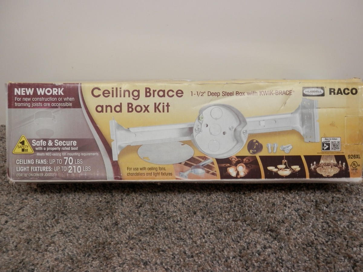 Ceiling Fan Electrical Box Deep Arlington FBS1423 Steel Fan Mounting