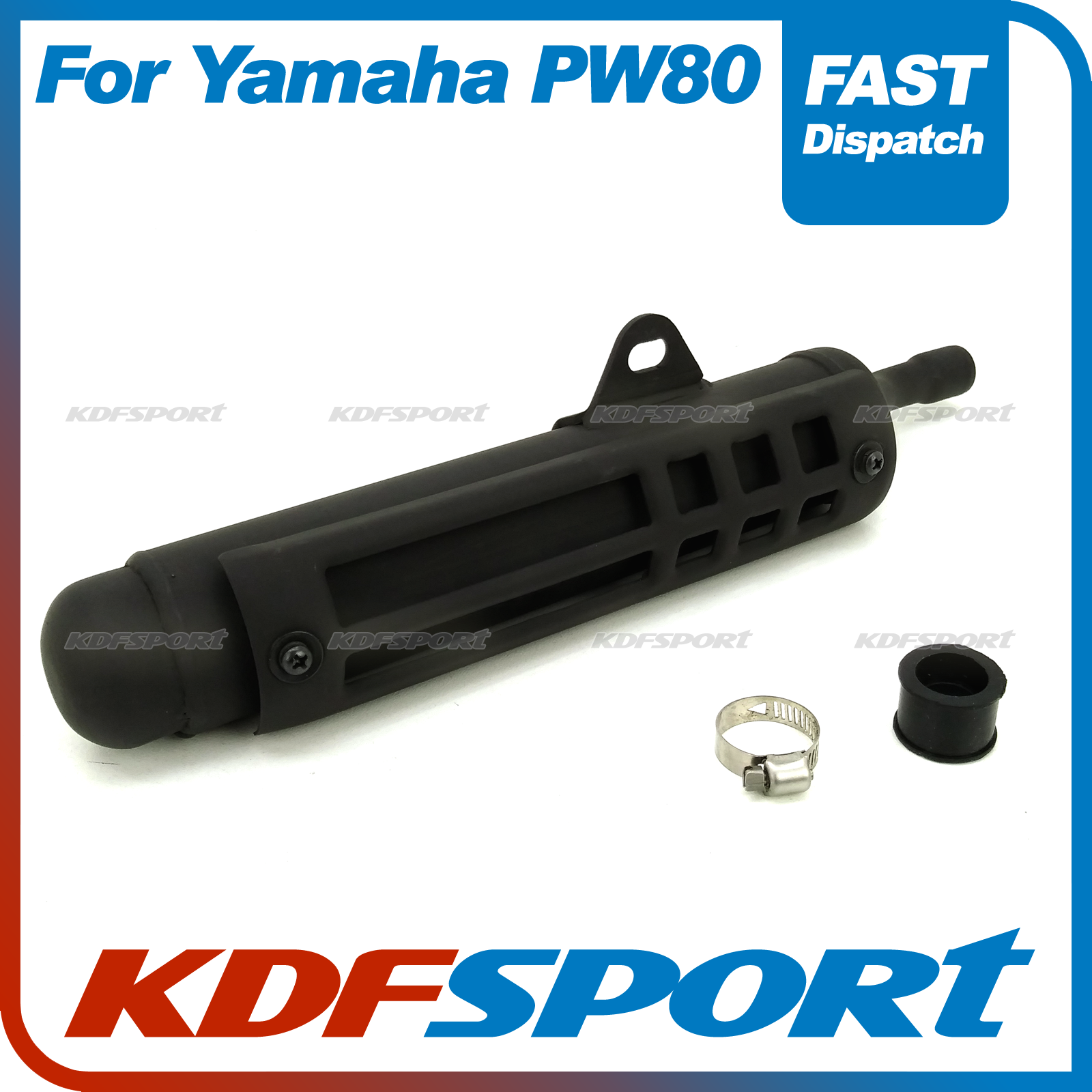 KDF Exhaust Pipe Muffler Comp for Yamaha Pw80 Peewee 80 (2000-2011 ...