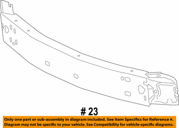 52021-33220 Toyota Reinforcement, front bumper 5202133220, New Genuine ...