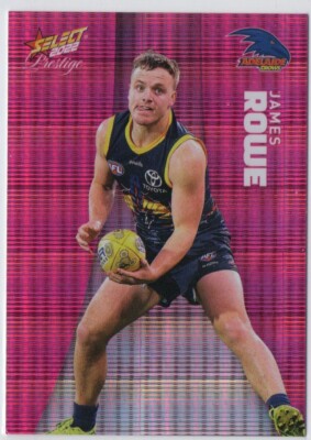 2022 AFL SELECT PRESTIGE PINK PARALLEL JAMES ROWE ADELAIDE CROWS 314/ ...
