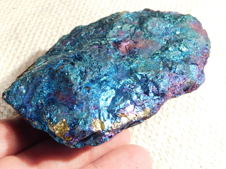 Big! Bright IRIDESCENT Peacock Copper Chalcopyrite or Peacock Ore ...