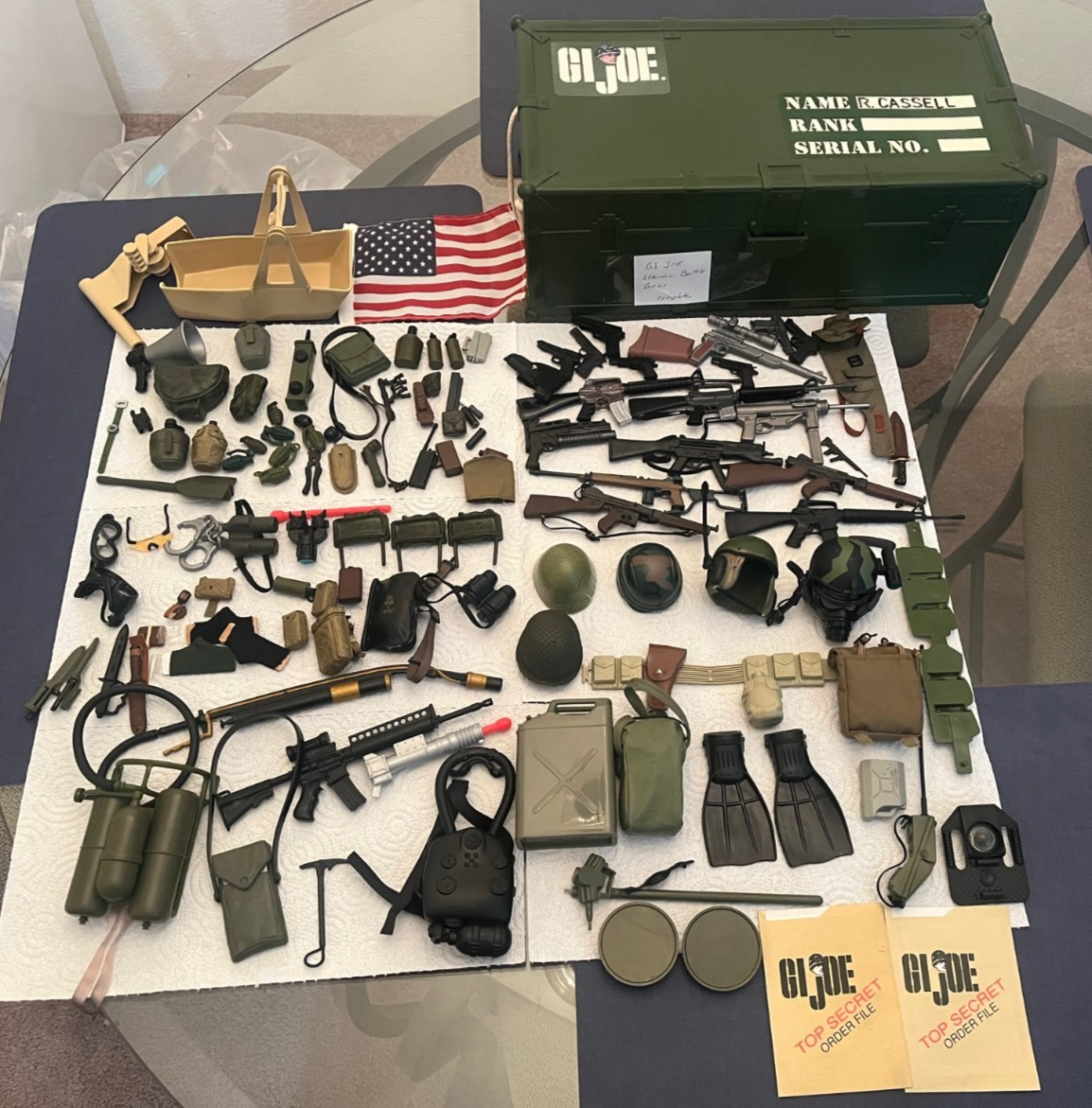 Huge Lot - GI Joe 2000 complete authentic battle gear set with ...