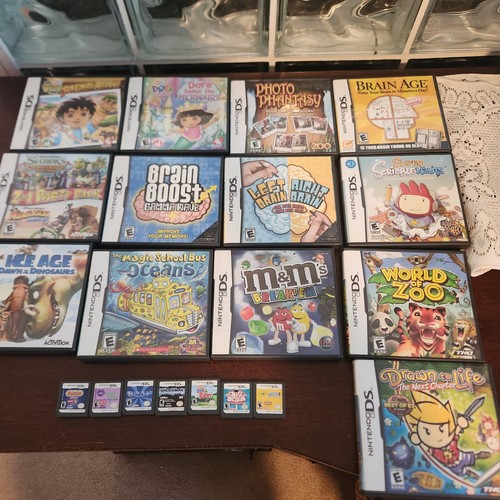 ~HUGE Lot of 20 Nintendo DS Mixed Games w/Case Instructions | eBay