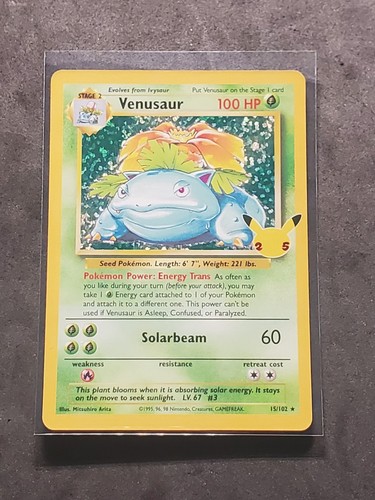 Pokemon Celebrations Venusaur Classic Collection Holo Card 15/102 | eBay