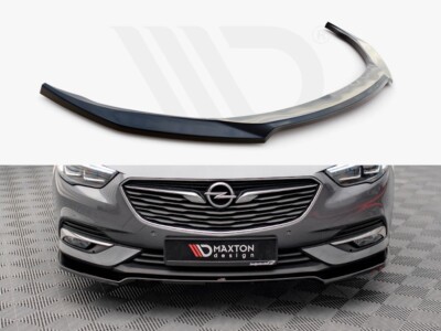 Front Splitter V3 Maxton Design Gloss Black ABS for Vauxhall/Opel ...