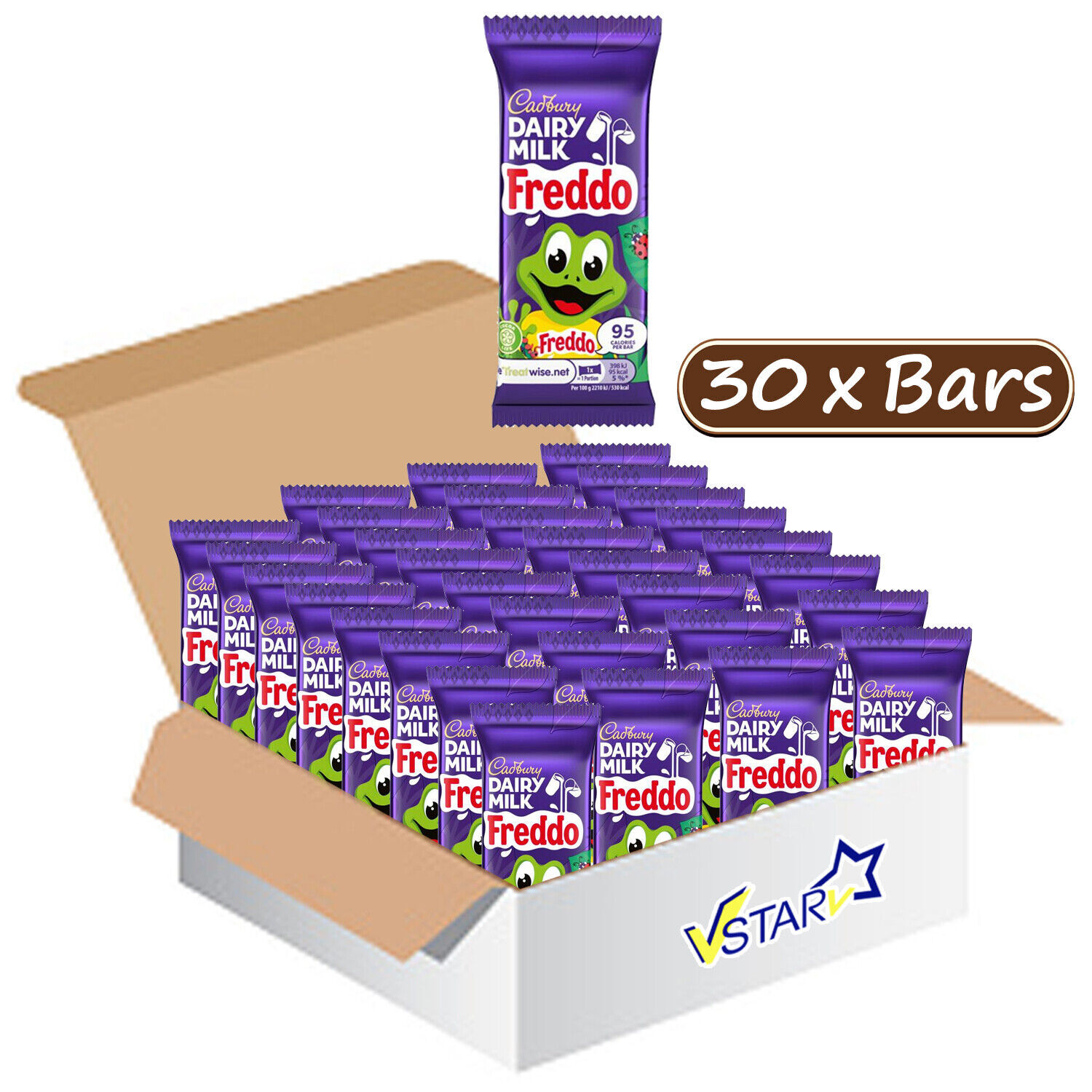 Half Box Of Chocolate Bars Collection - Cadbury, Aero, Kit Kat, Mars ...