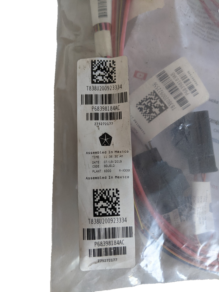 Mopar P68398184AC Auxiliary Switch Upfitter Wiring Kit for Ram 2500 ...