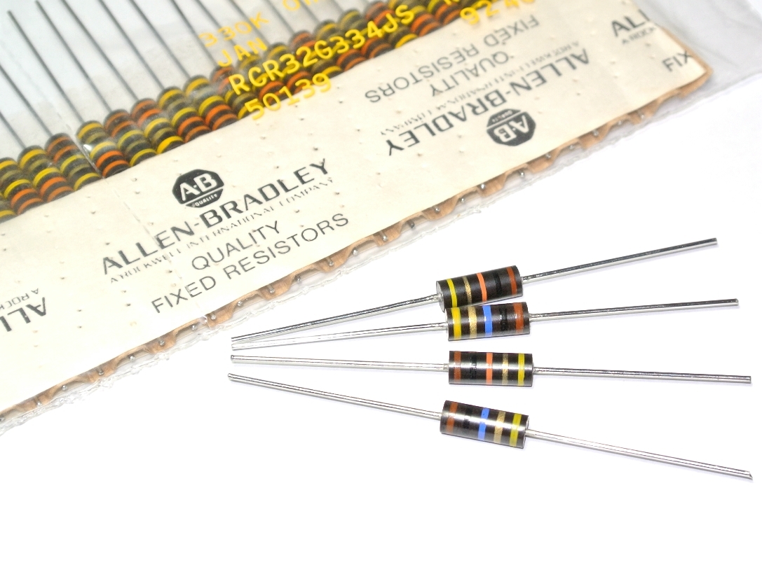 ALLEN BRADLEY 1W RCR32G resistor various values MILITARY: 10K 220K 10M ...