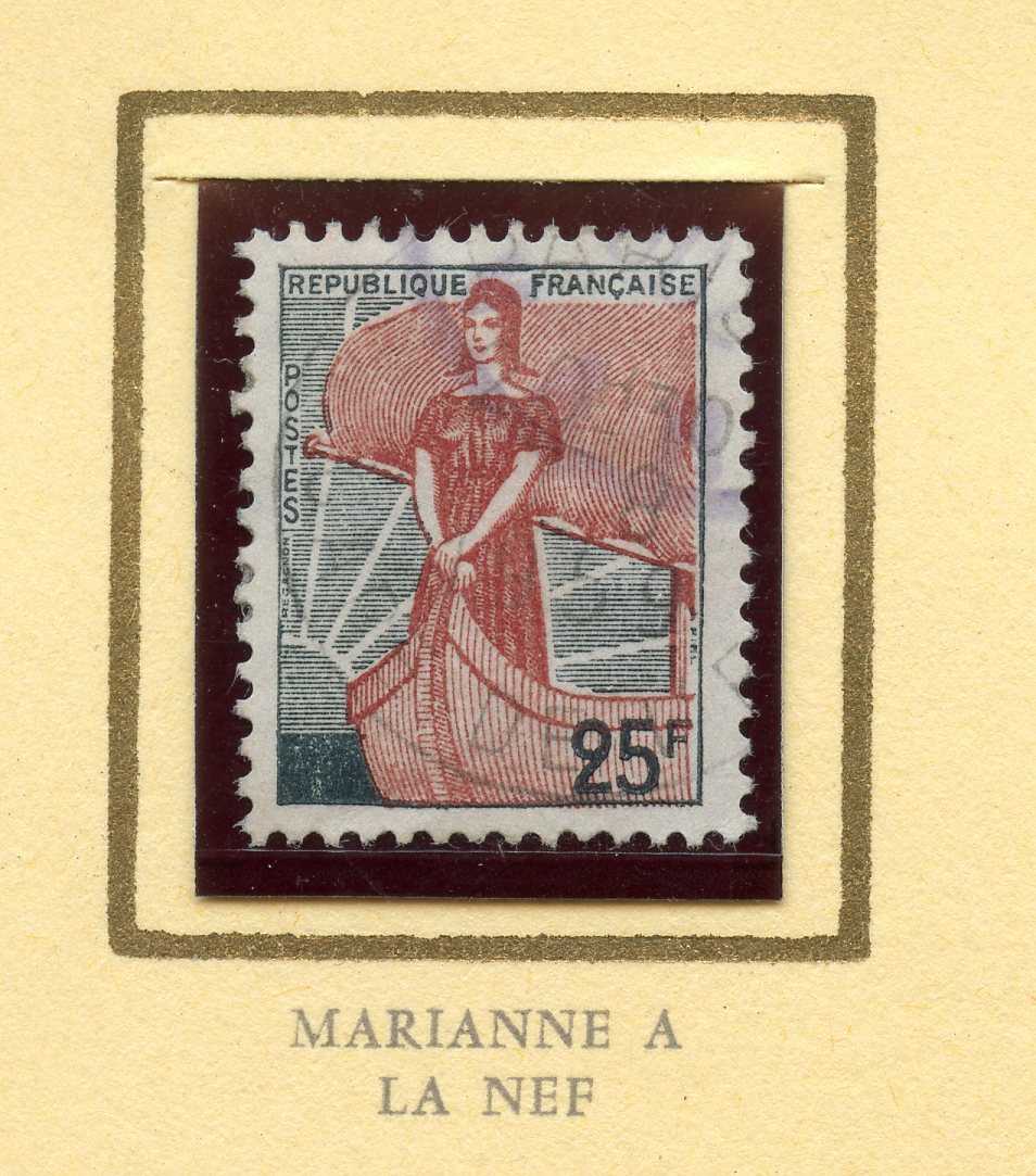 STAMP / TIMBRE FRANCE OBLITERE N° 1216 MARIANNE A LA NEF | eBay
