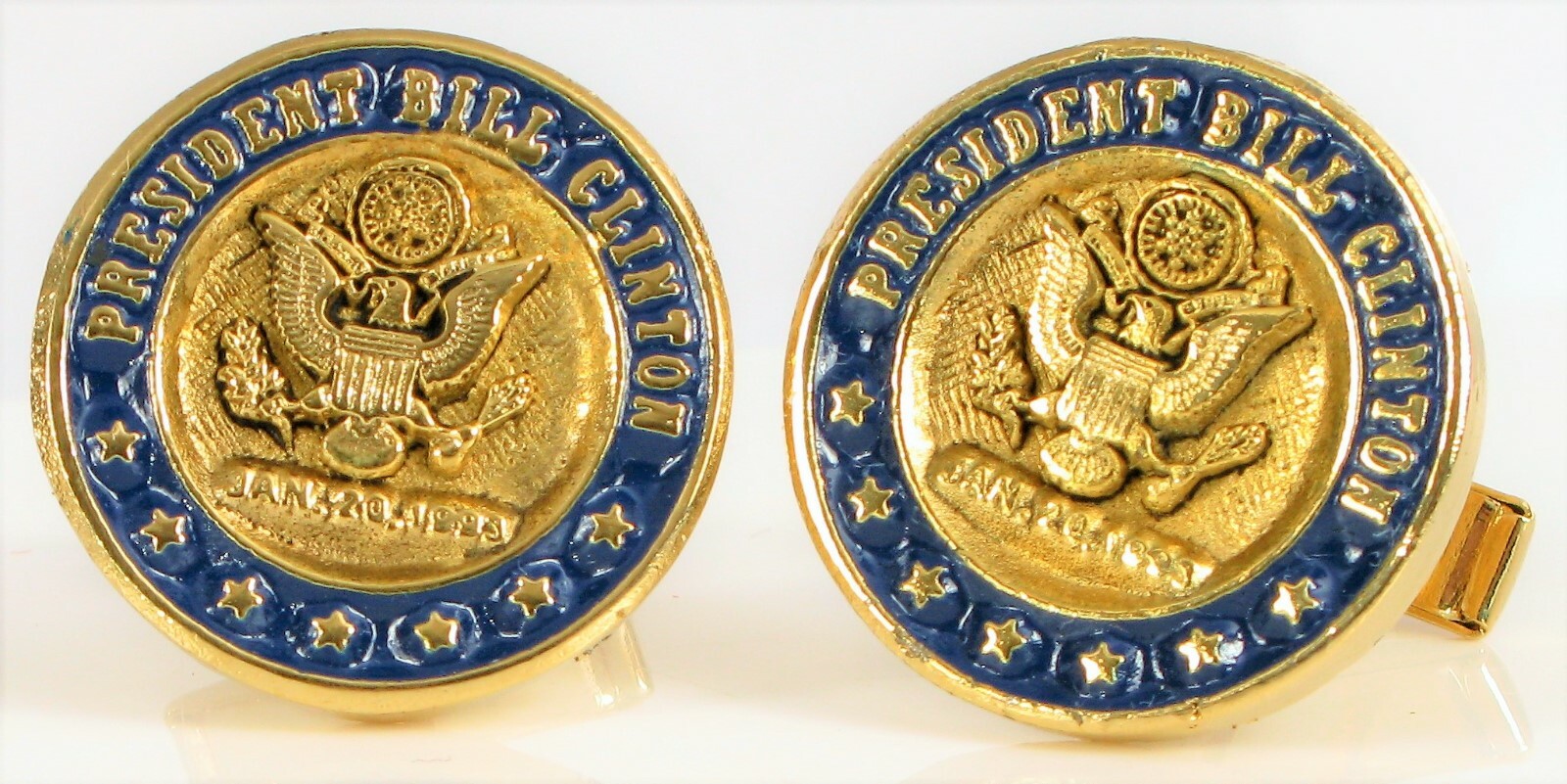 RARE SEAL OF THE PRESIDENT UNITED STATES POLITICAL CUFFLINKS BILL ...