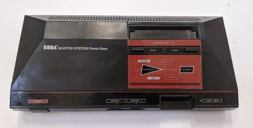 Sega Master System Power Base Console Only FOR PARTS POWERS ON | eBay