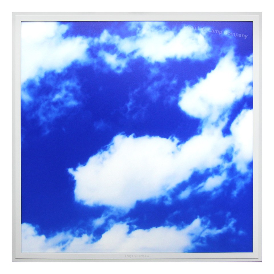 40W SKY LED Ceiling Panel Cloud Scene Recessed Panel Light 600 x 600 ...