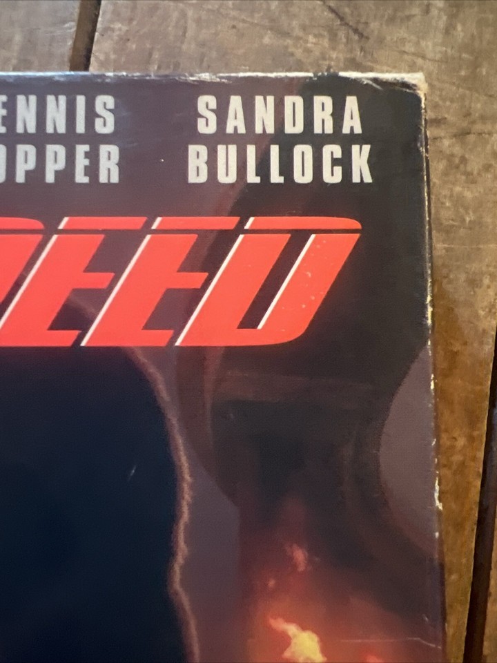 Vintage 1994 SPEED staring Keanu Reeves & Sandra Bullock - VHS Movie ...