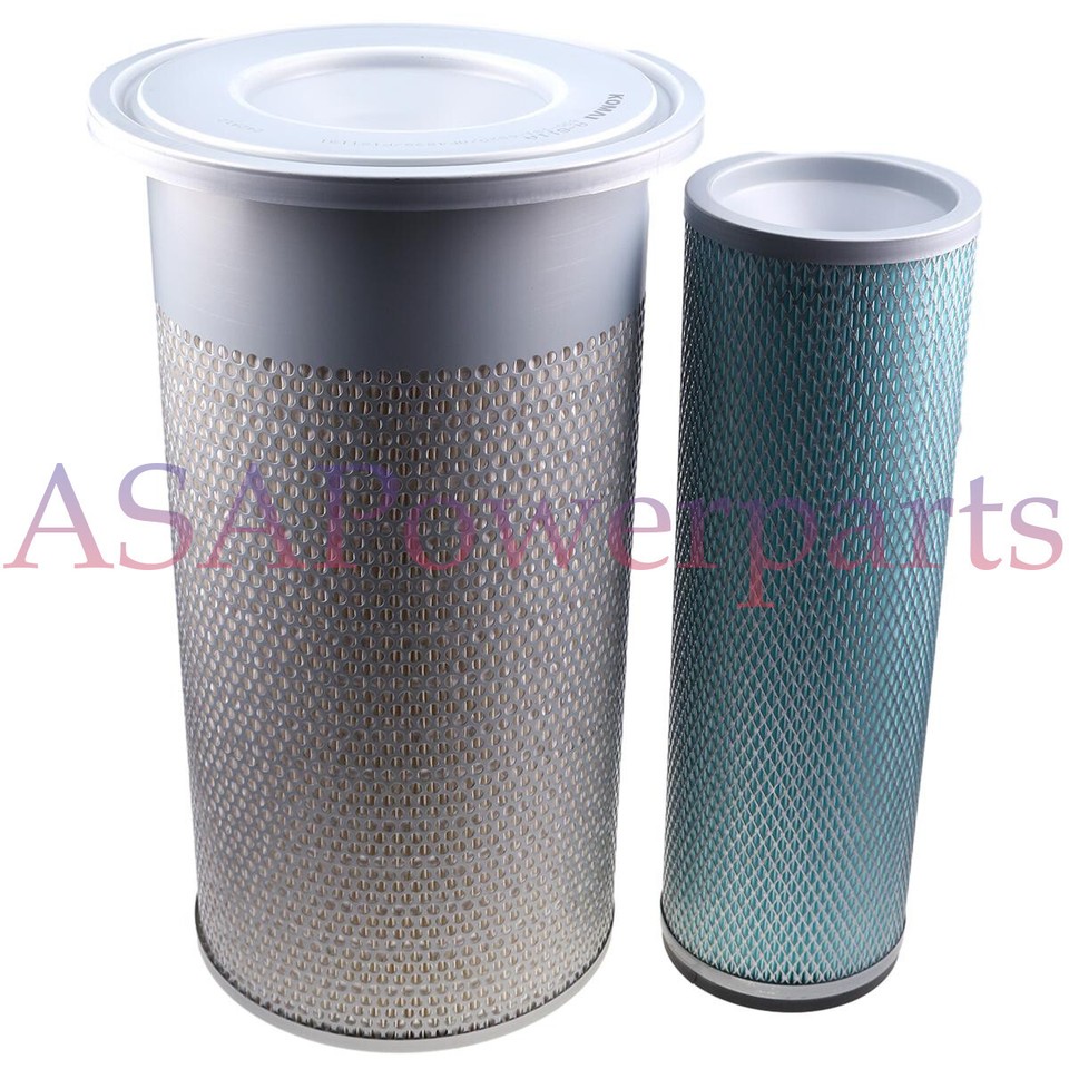 Air Filter 600-181-6820 and 600-181-6730 for Komatsu Excavator PC200-6 ...