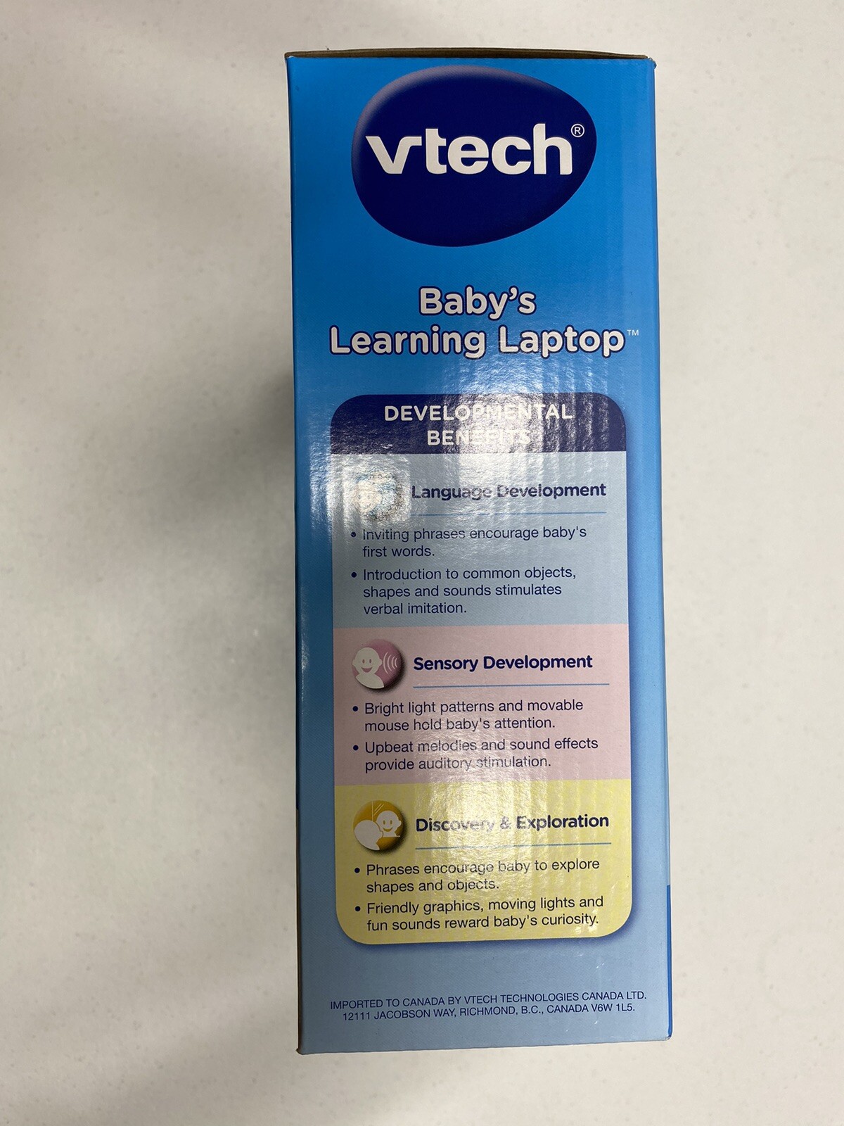 VTech Baby's Learning Laptop Blue Age 6-36 Months Aa1791 for sale ...