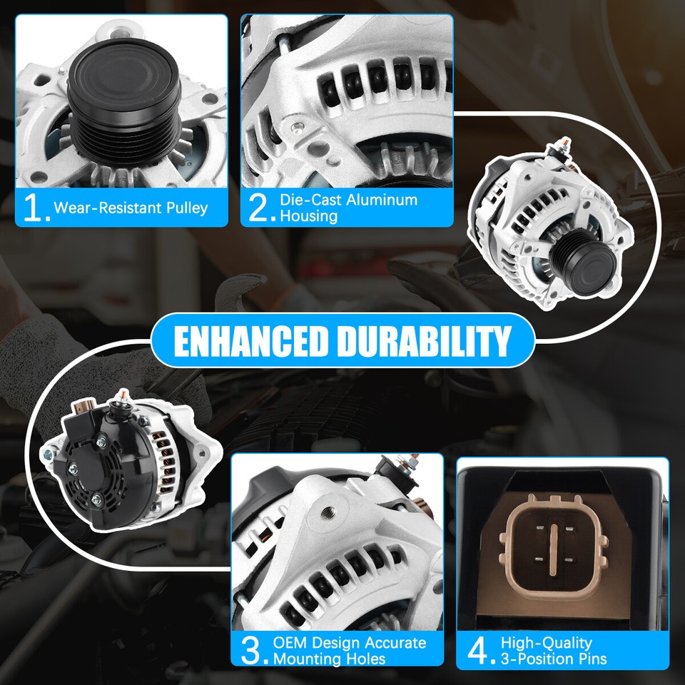 Alternator For Toyota Corolla Matrix 2011 2012 2013 1.8L 11385 11577 ...