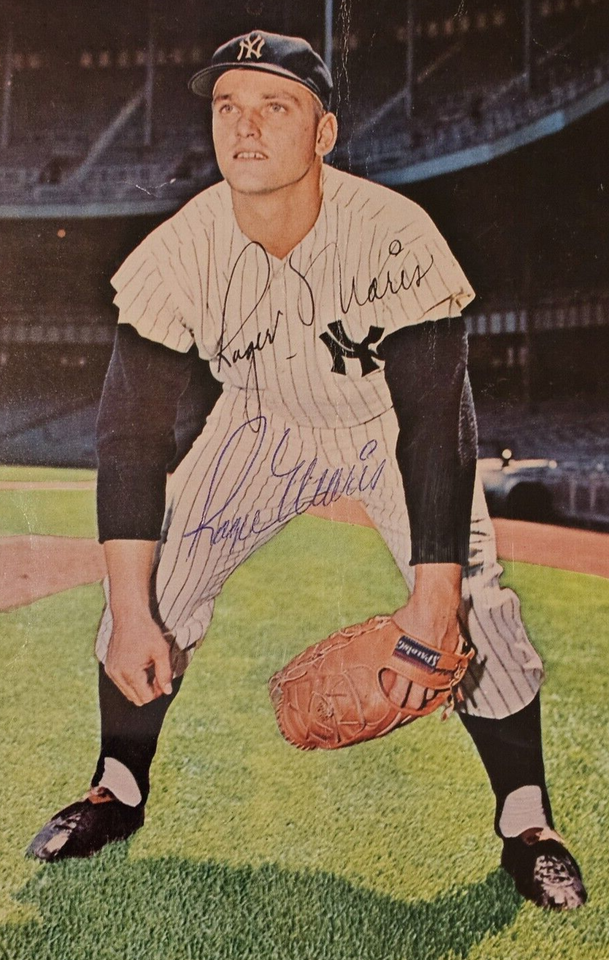 Rare ROGER MARIS Signed Color 8x10 Photo-NEW YORK YANKEES-PSA | eBay