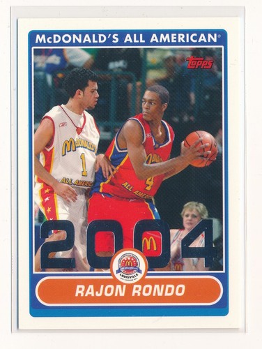 RAJON RONDO 2007 TOPPS MCDONALD'S ALL-AMERICAN #RR (2004) *BOSTON ...
