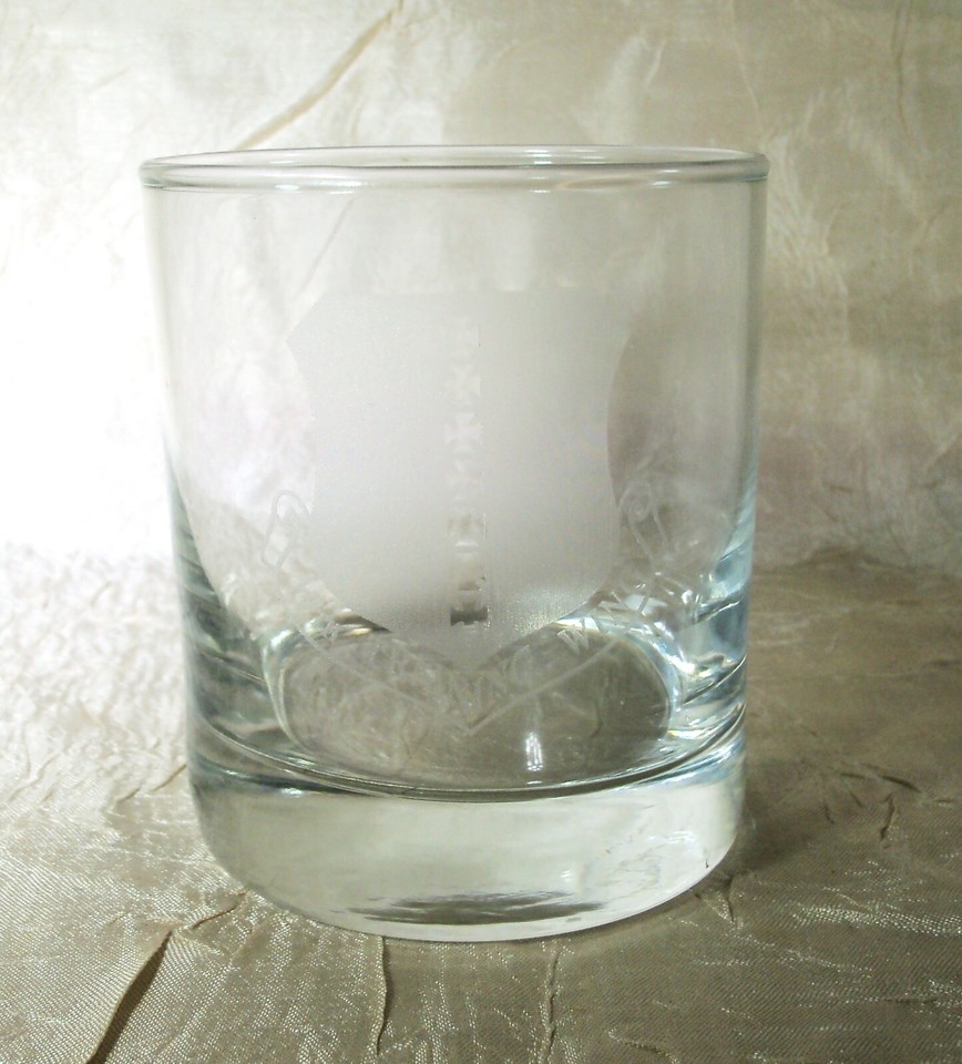 17th Training Wing Etched Rock Glass U.S. Air Force USAF Goodfellow AFB ...