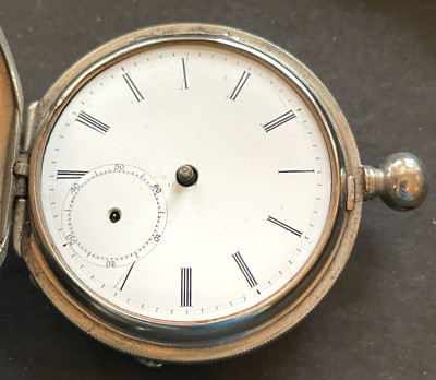 Antique California Watch Company 18s Pocket Watch Sterling Silver ...