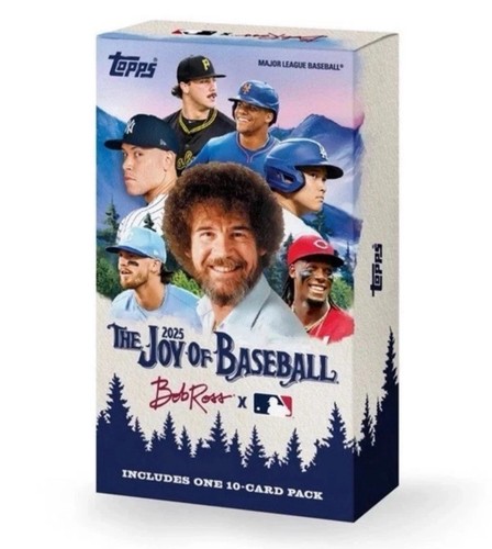 2025 Topps x Bob Ross: The Joy of Baseball - Happy Little Box Sealed ...
