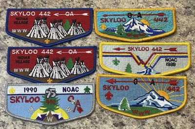 OA Lodge 279 Skyloo 6 Flaps 1988 1990 NOAC Palmetto Area Council | eBay