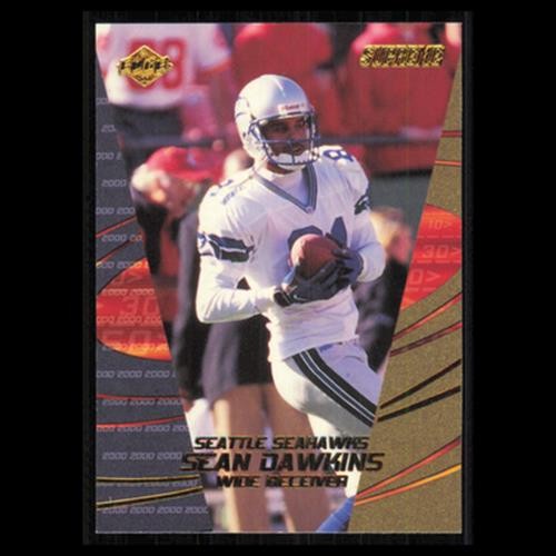 Sean Dawkins #128 2000 Collectors Edge Supreme Seattle Seahawks ...