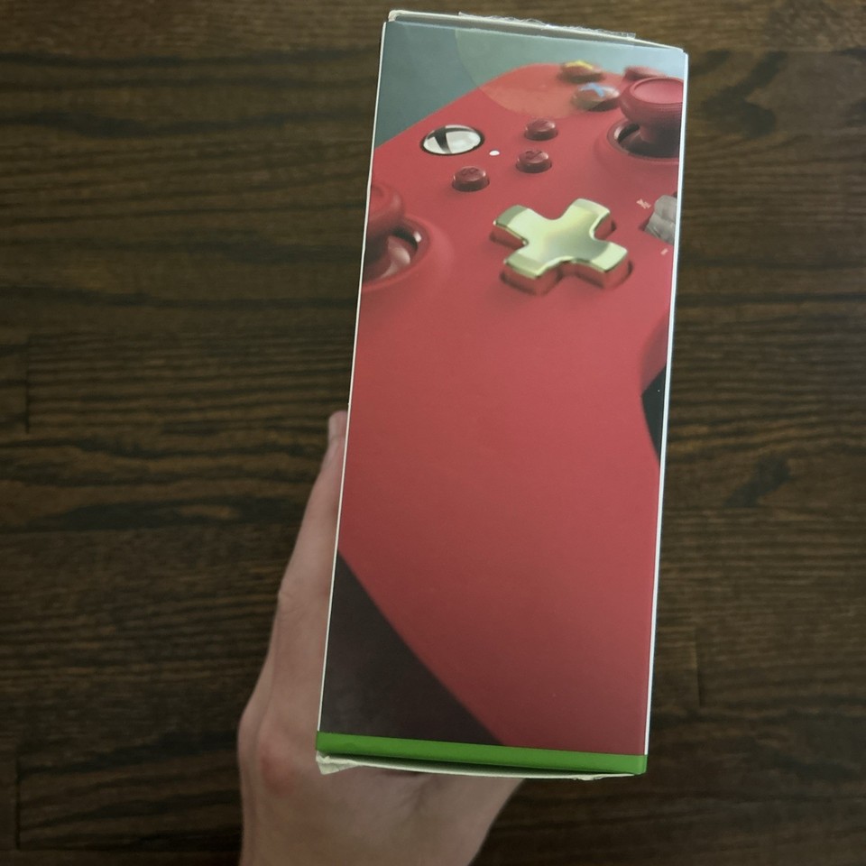 X Box Enhanced Wired Controller Red, For X Box, Used, Good Condition ...