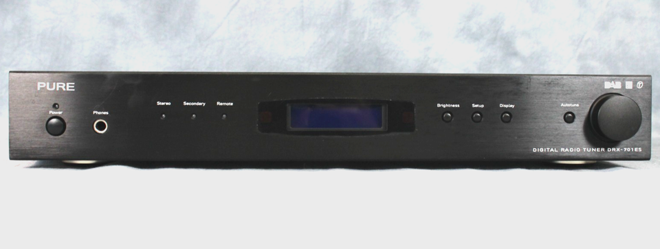 Pure DRX-701ES DAB Digital Radio Tuner HiFi Separates Black with Remote ...